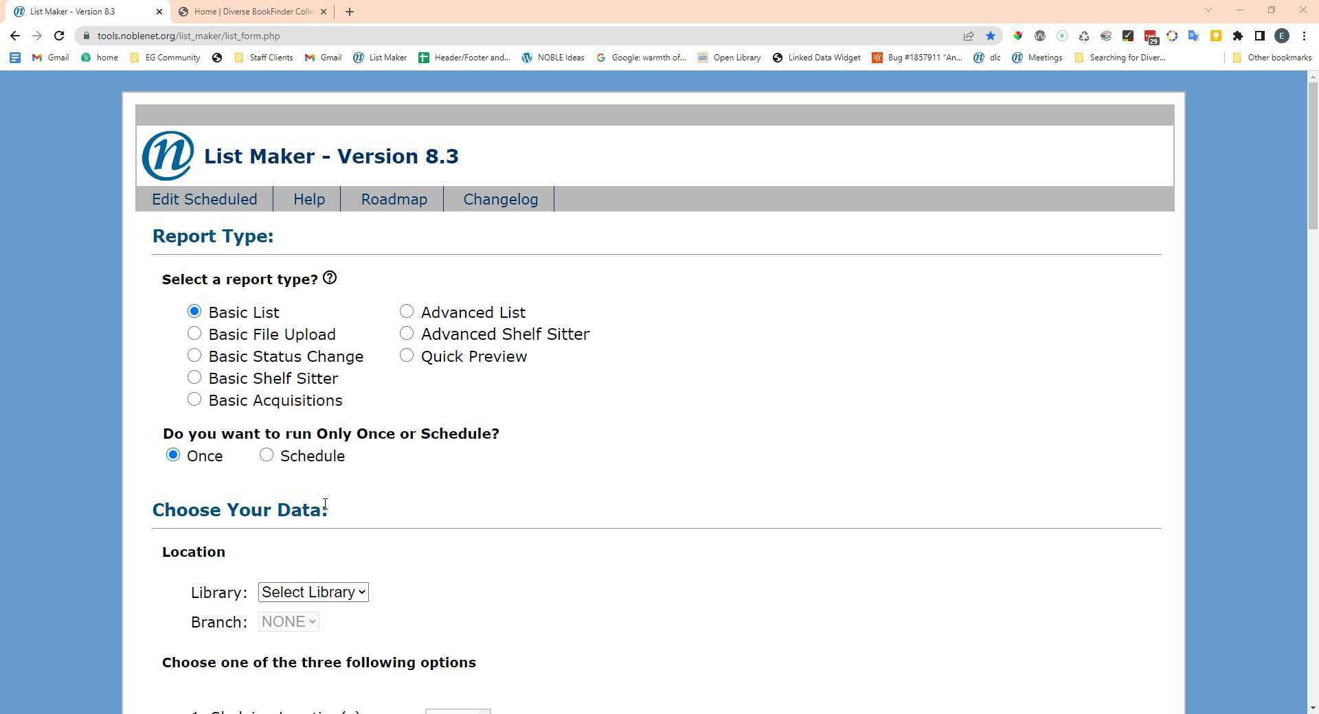 Using the List Maker to Prepare a File for the Diverse Bookfinder ...