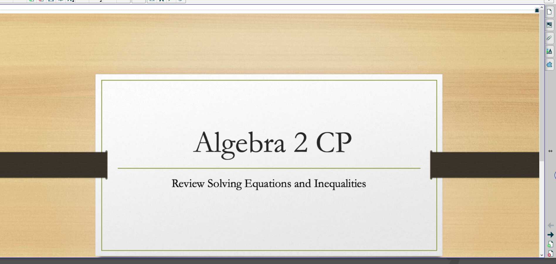 Solving Eq and Ineq CP S23