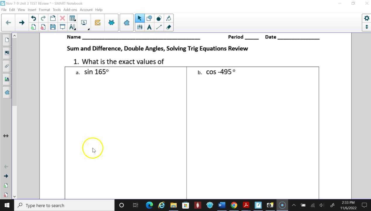 Unit 3 Test Review part 1 #20