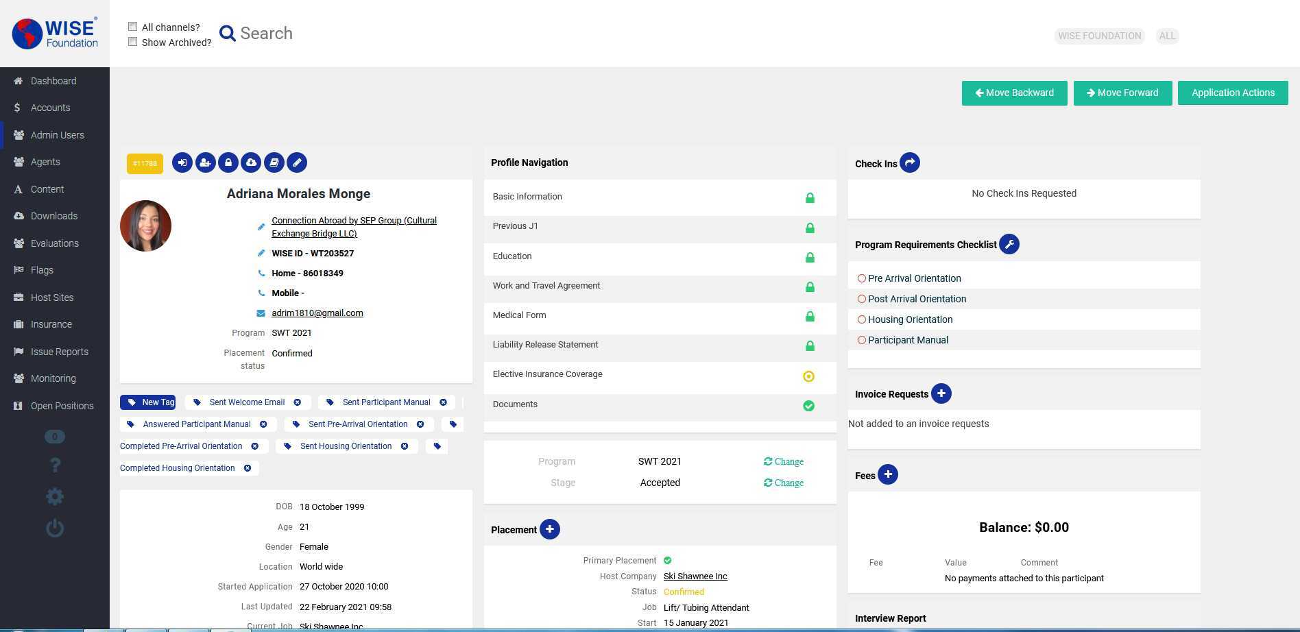 Saving Flight Information