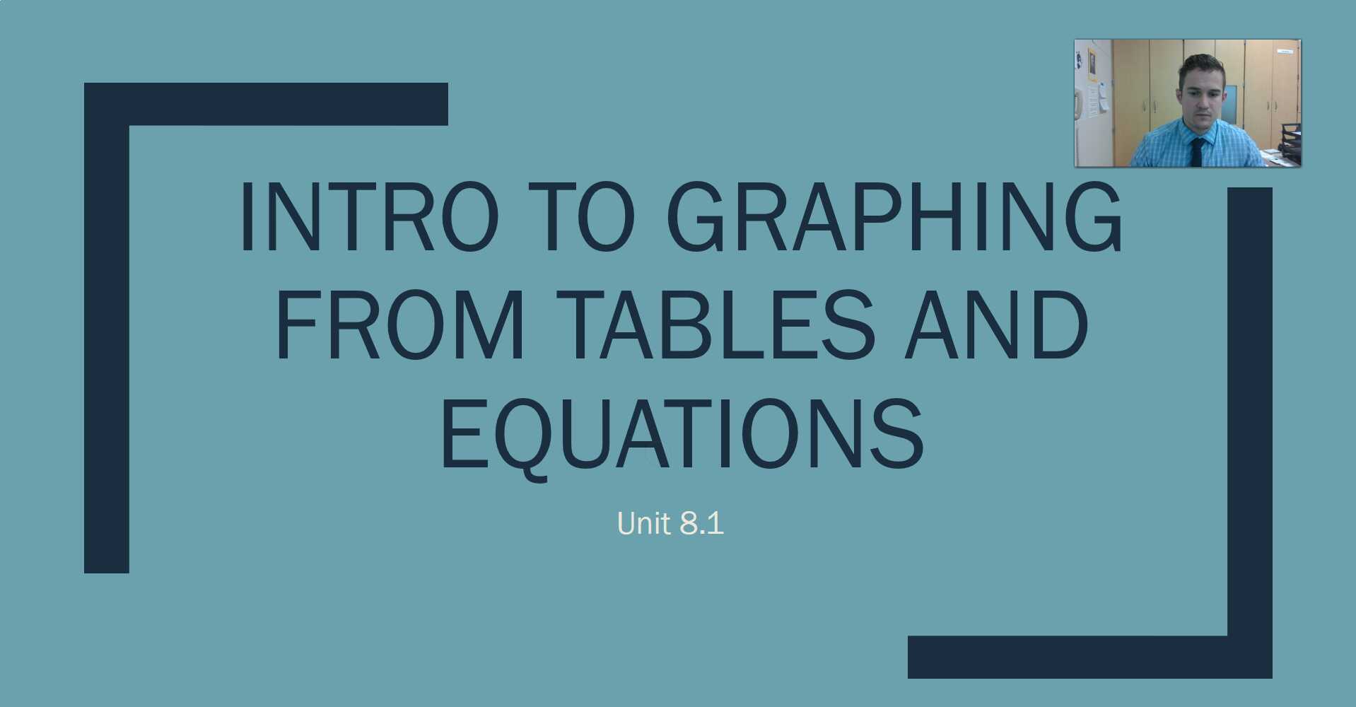 8.1 Intro to Graphing from Tables and Equations