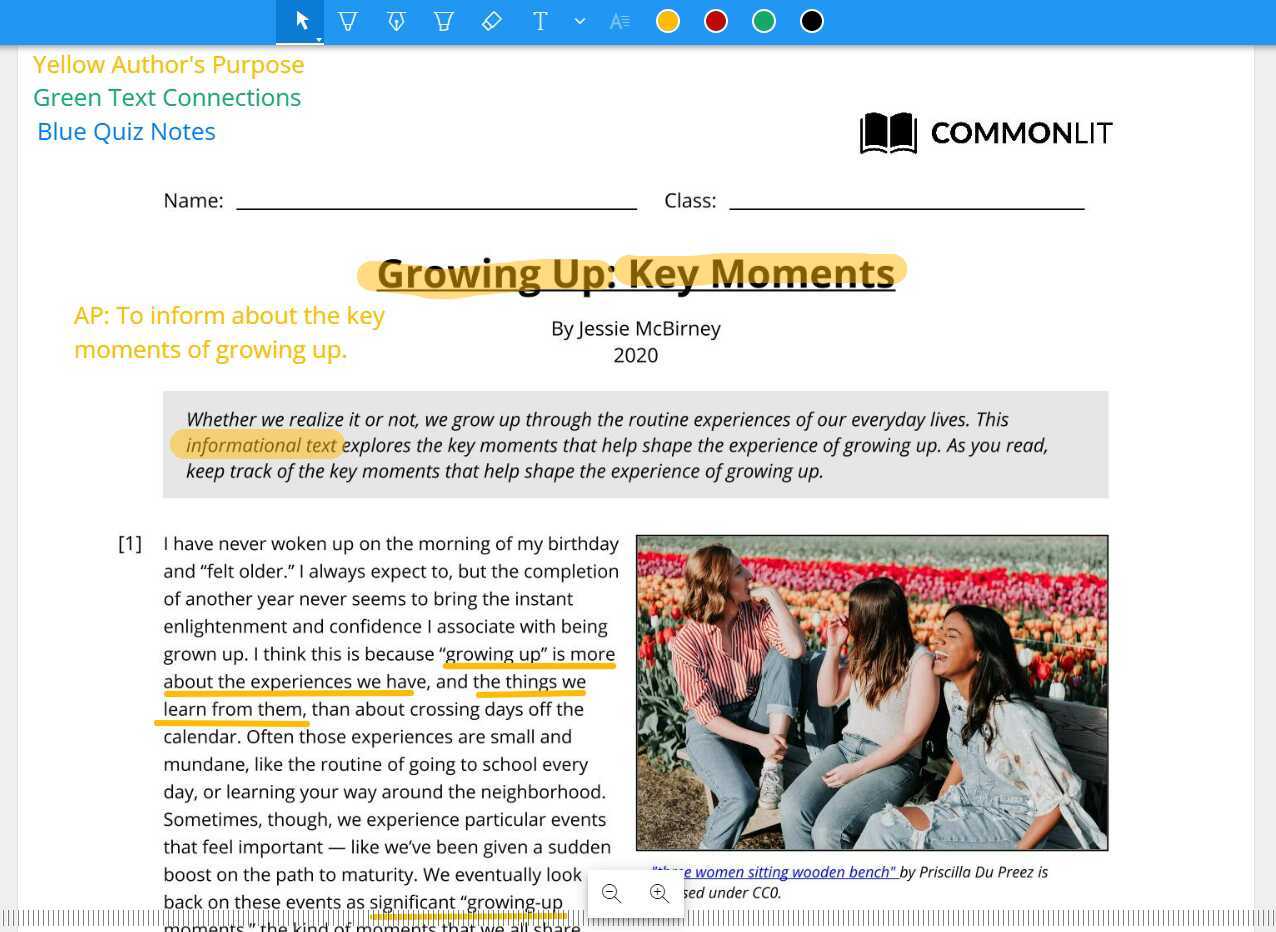 2.02 Growing Up Key Moment Quiz