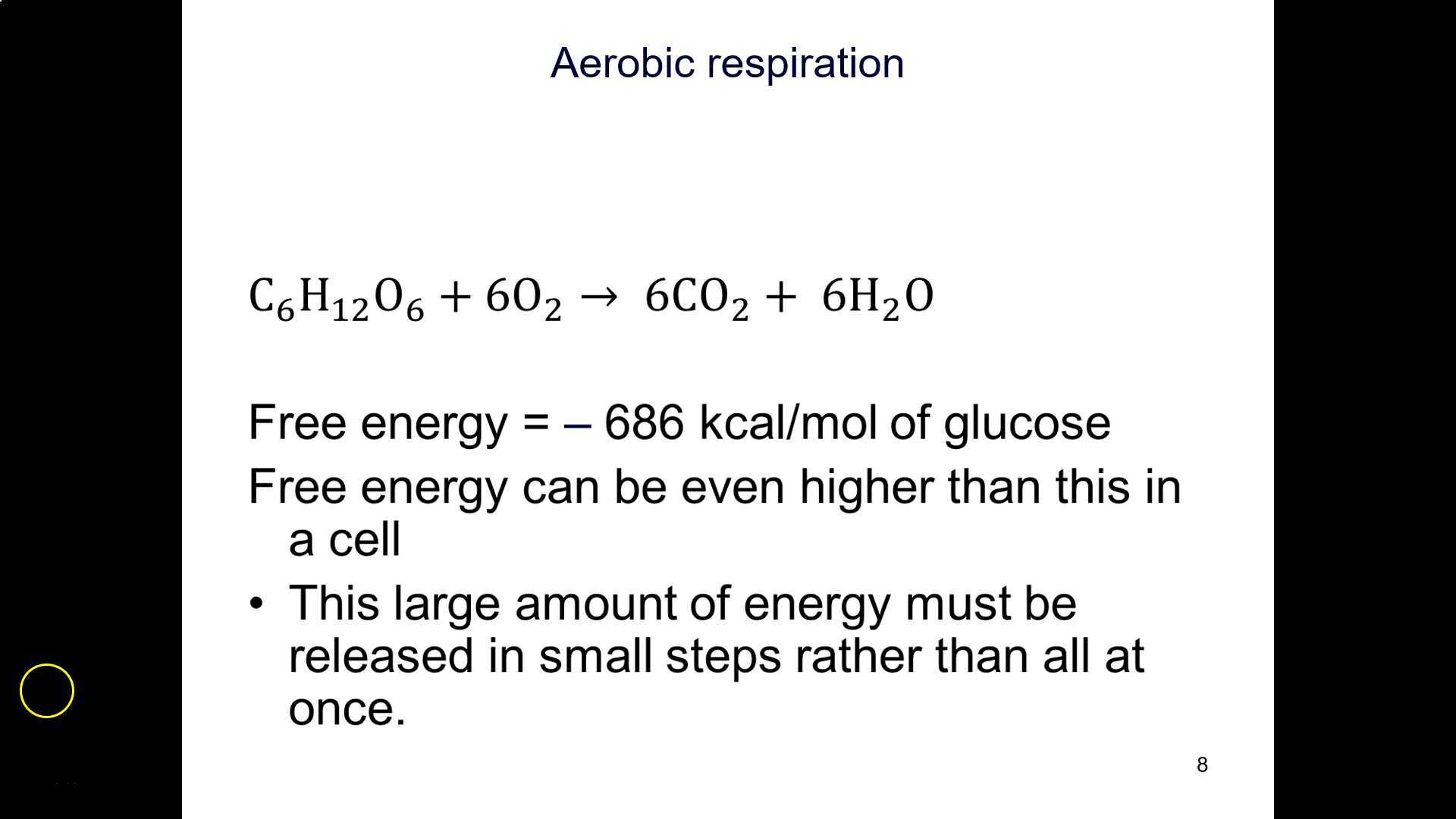 Ch. 7 Part 2 - Aerobic respiration overview