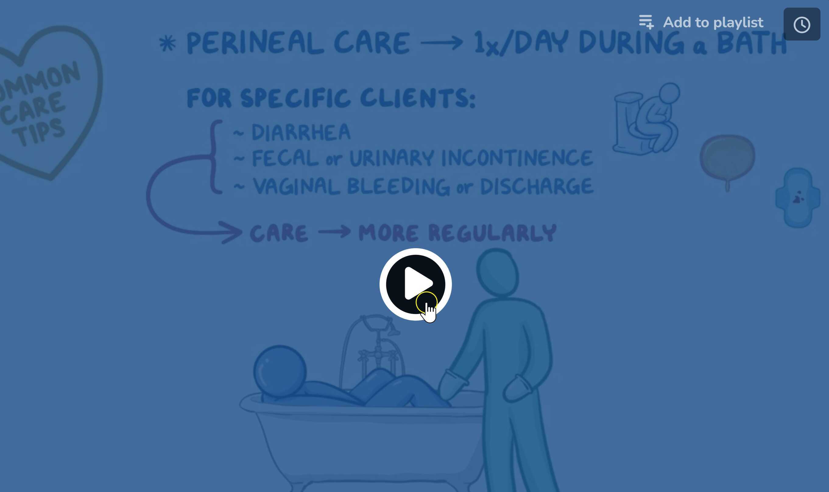 Perineal Care Video
