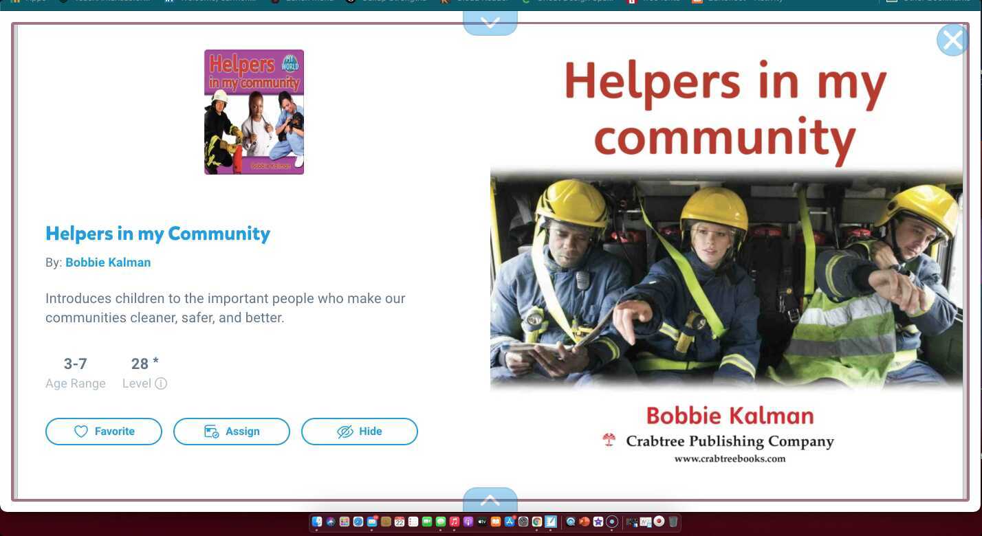 Helpers in my community