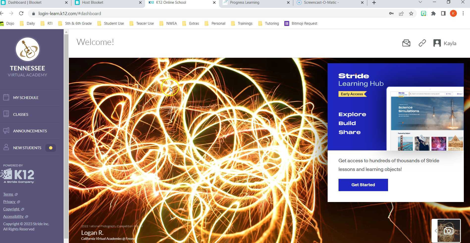 Progress Learning Hack Opening Issue