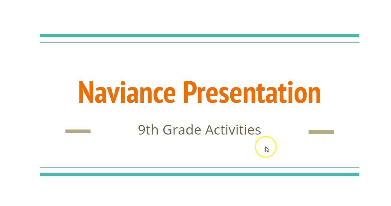 21-22 9th Grade Naviance Presentation