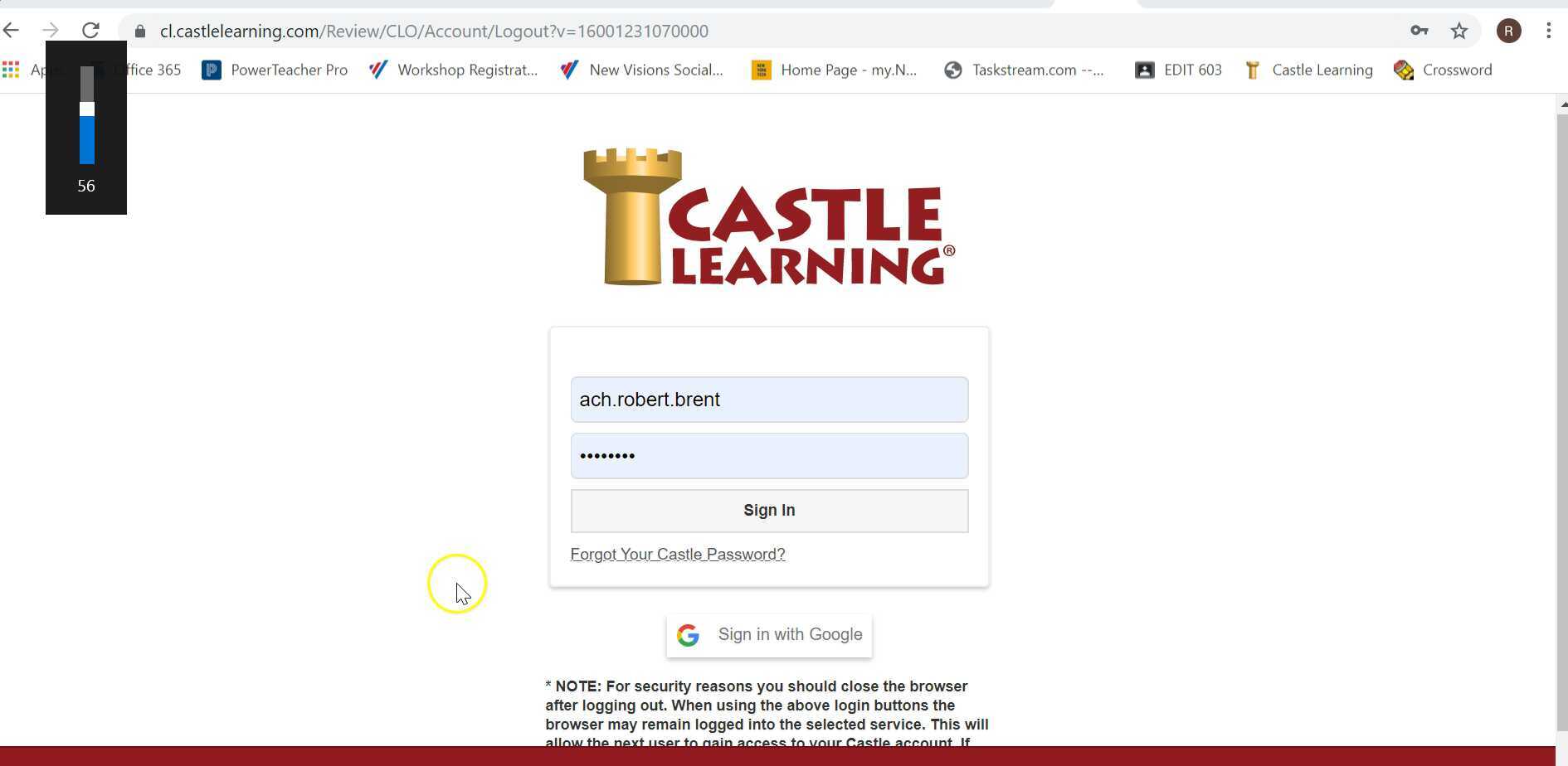 Castle Learning