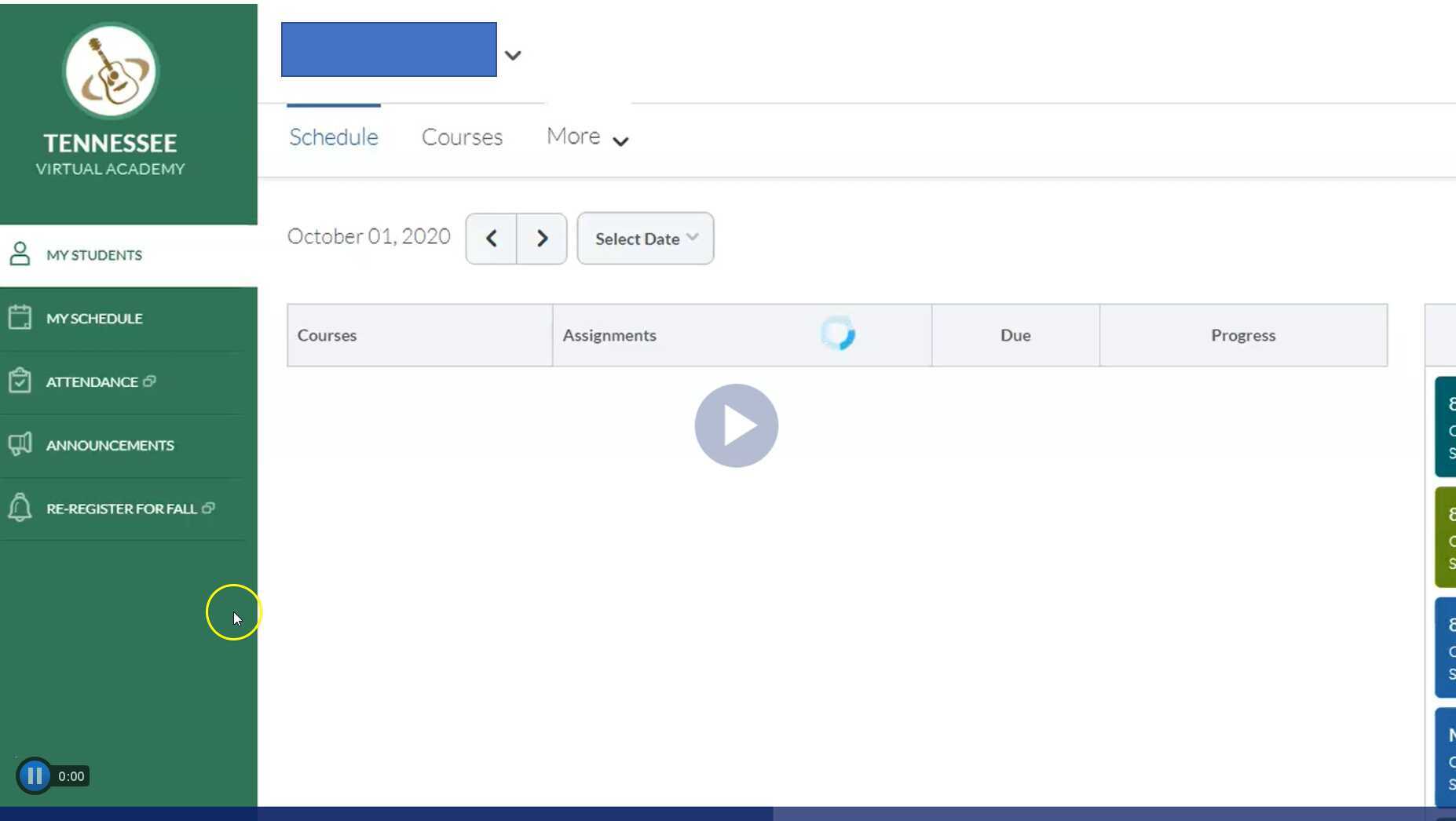 PE Attendance for LC