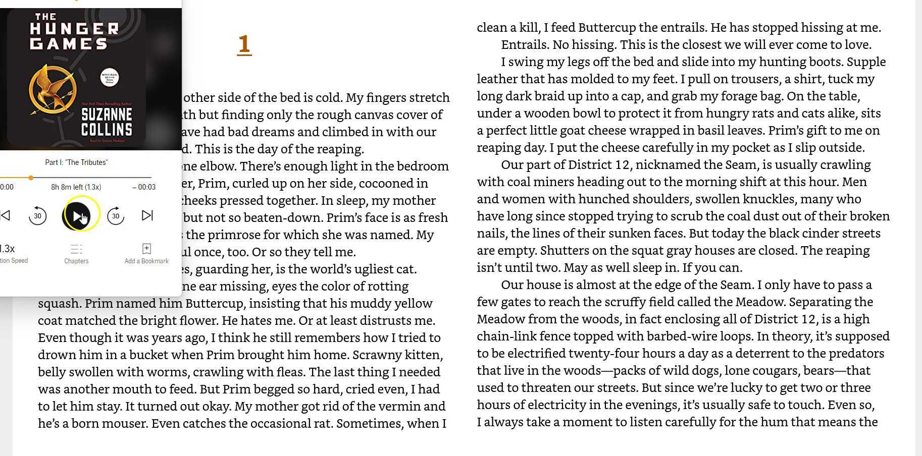 The Hunger Games Cold Read