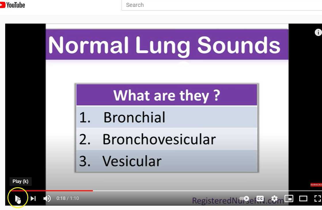 Normal Lung Sounds