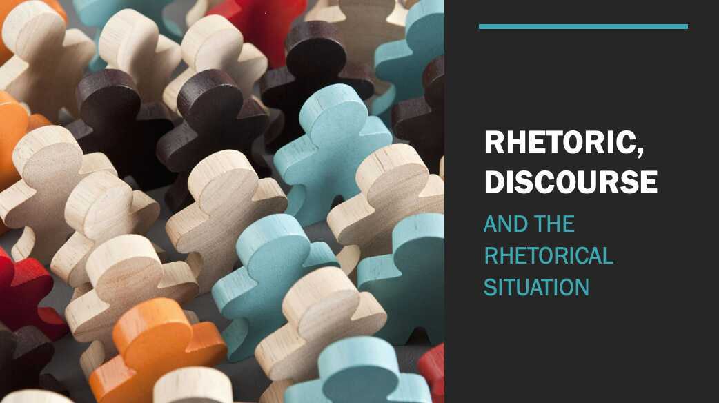 Rhetoric Discourse Rhet Sit