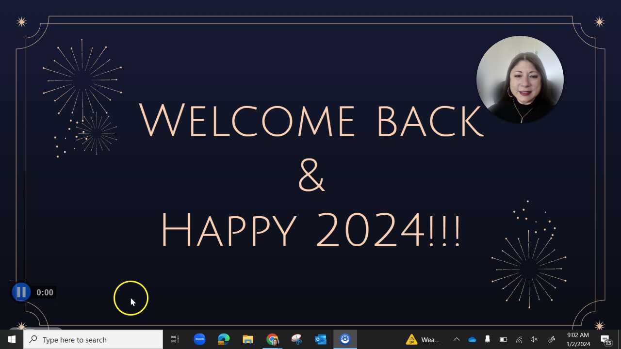 Welcome Back Leaders