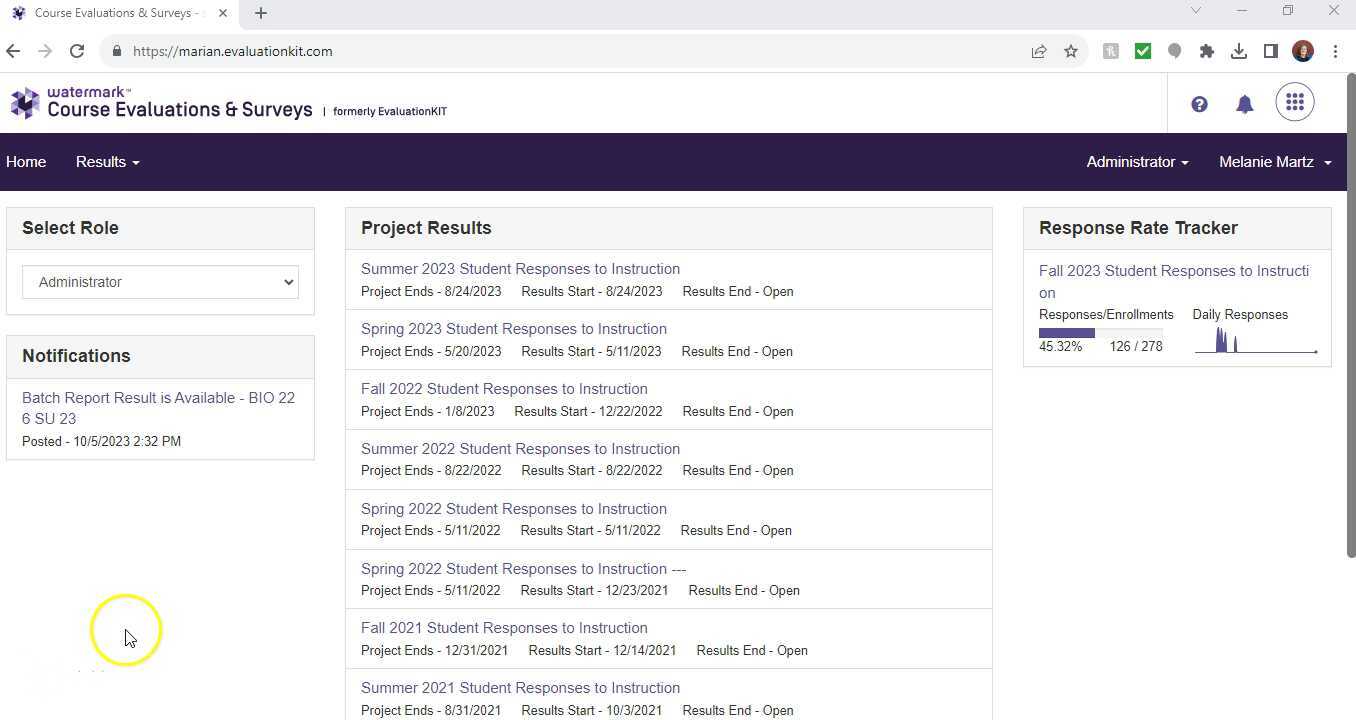 Student Eval Job Aid