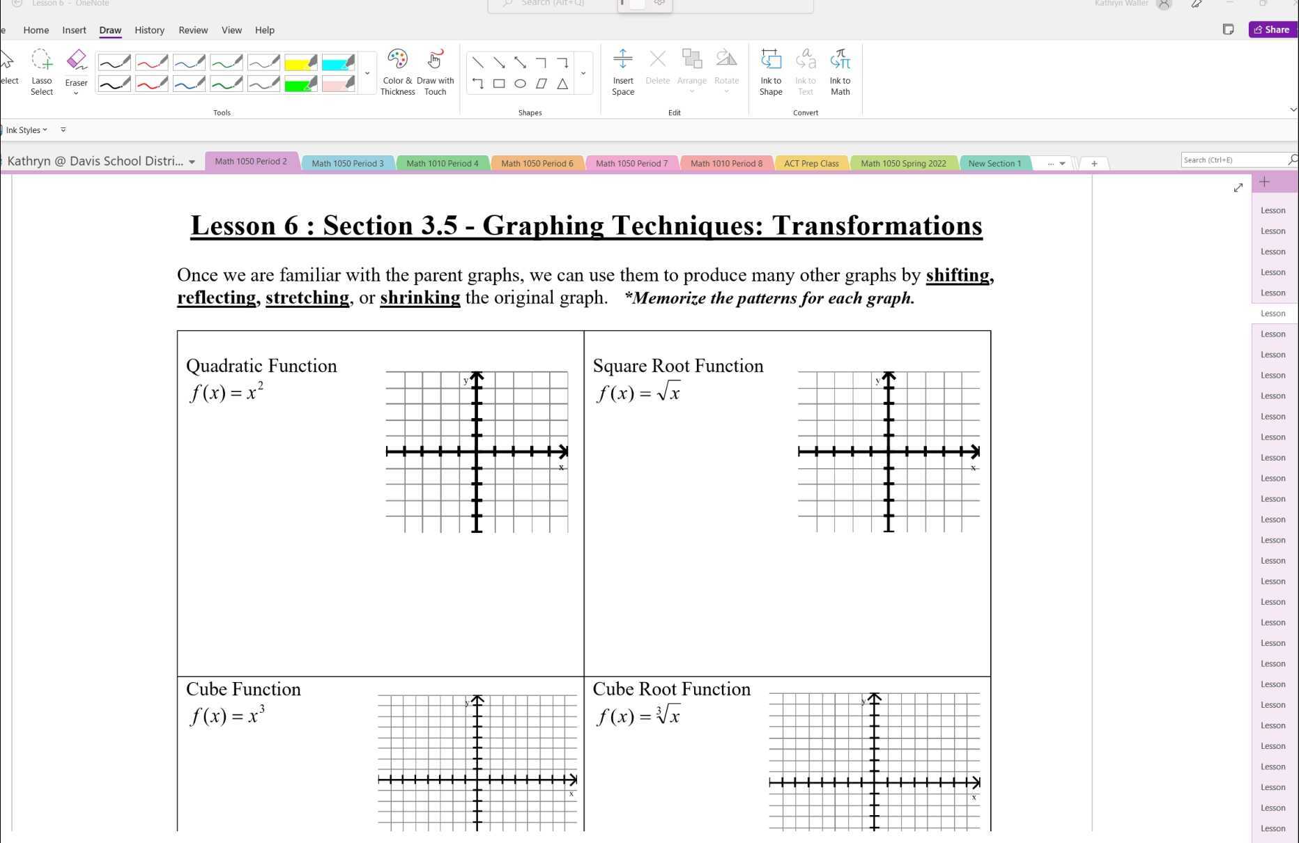 Math 1050 Lesson 6 FAll 2022