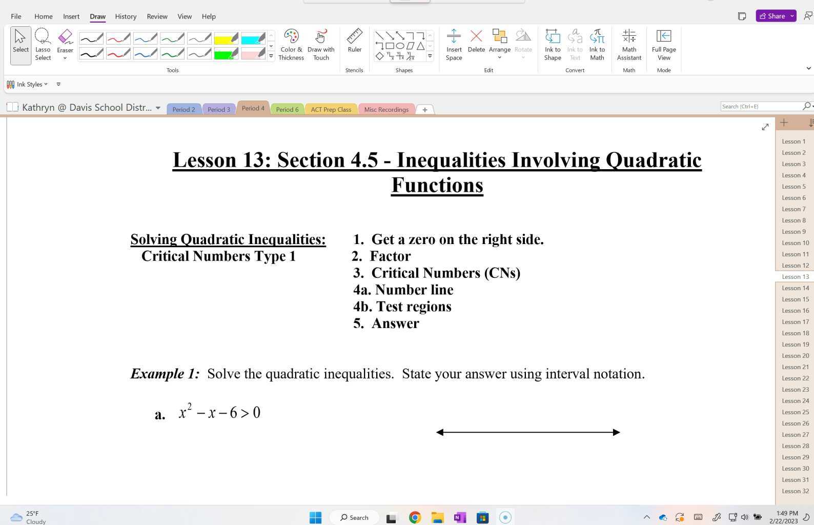 Math 1050 Lesson 12 Spring 2023