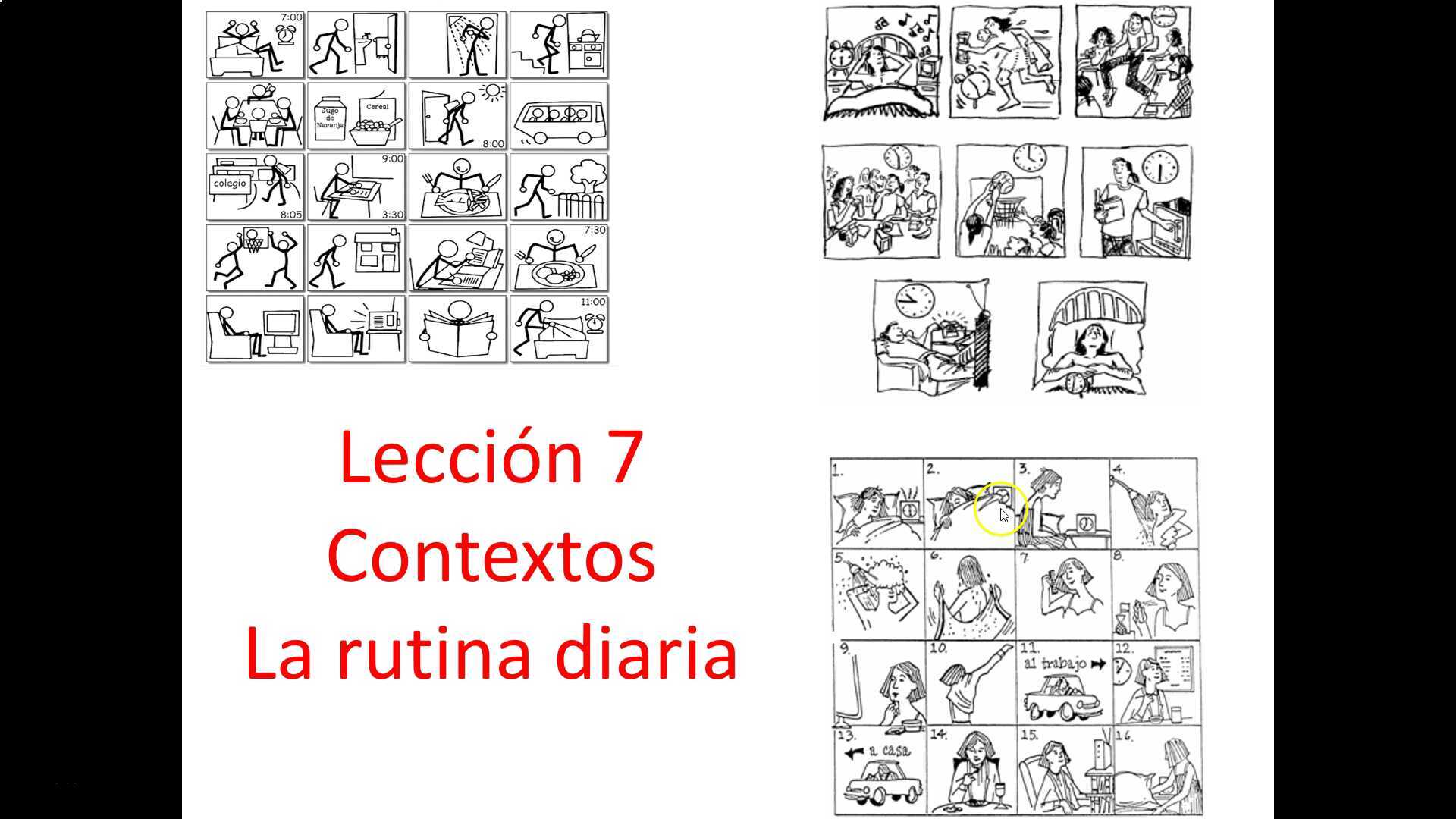 Lección 7 la rutina diaria