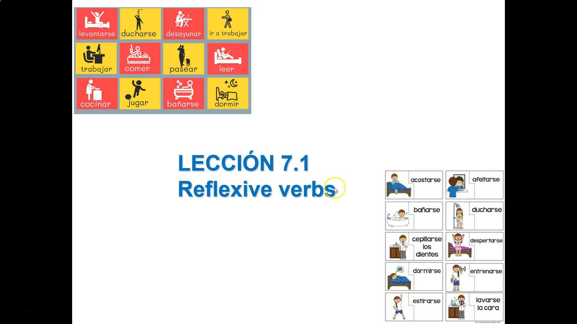 Lección 7.1 reflexive verbs