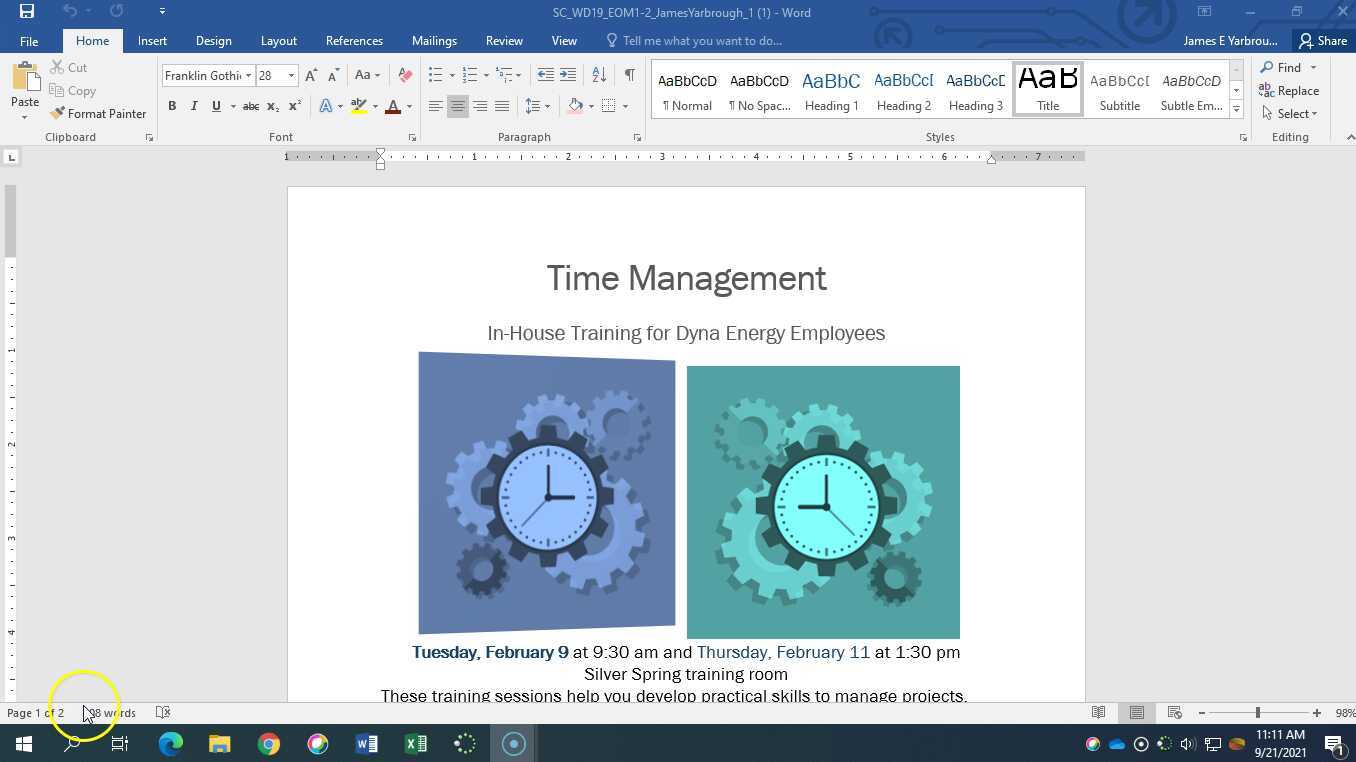 Module 1 EOM Project 2