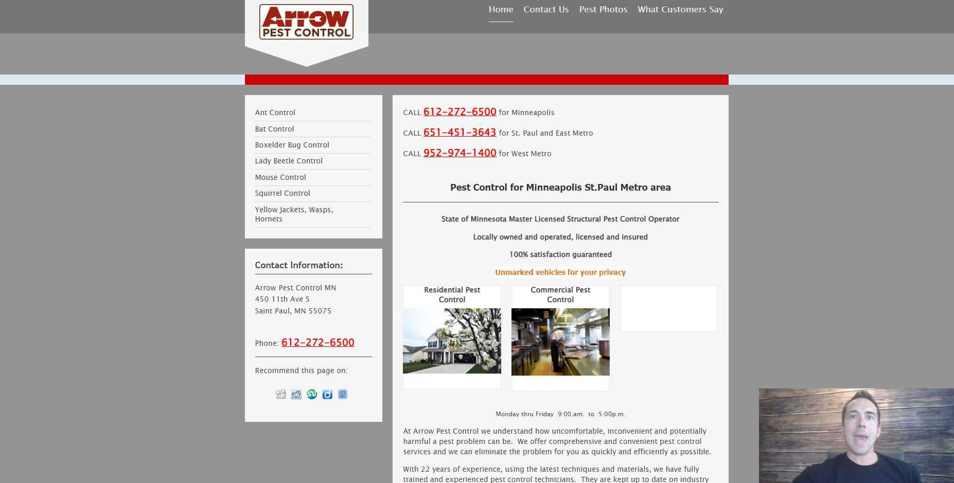 Arrow Pest Control