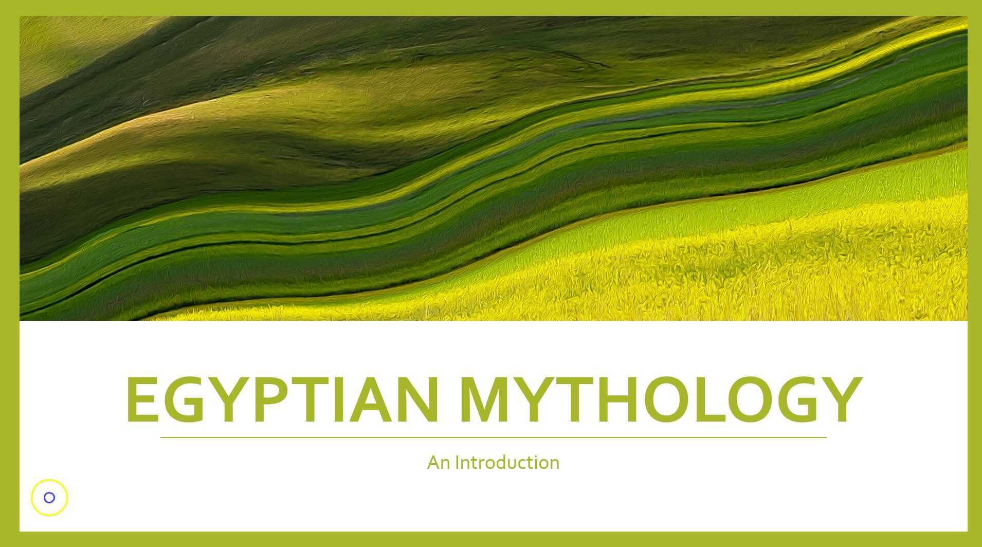 Introduction to Egyptian Mythology