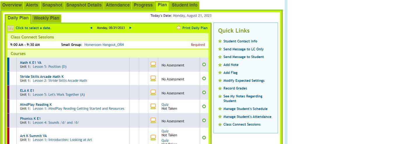 MindPlay Screener Session Overview