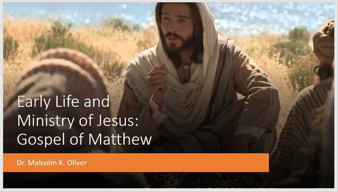 Early life and ministry of Jesus: Gospel of Matthew