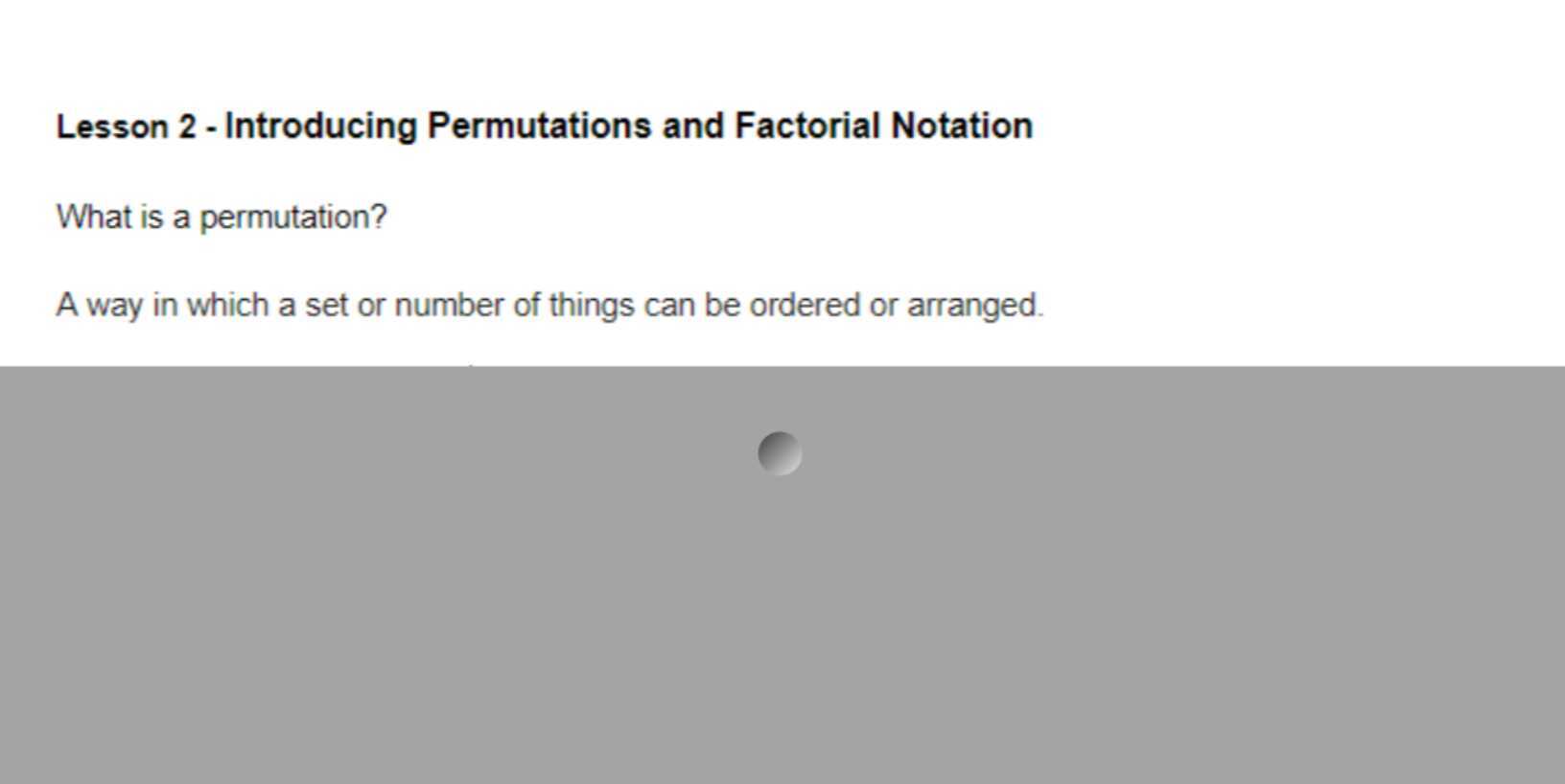 Counting Methods Lesson2