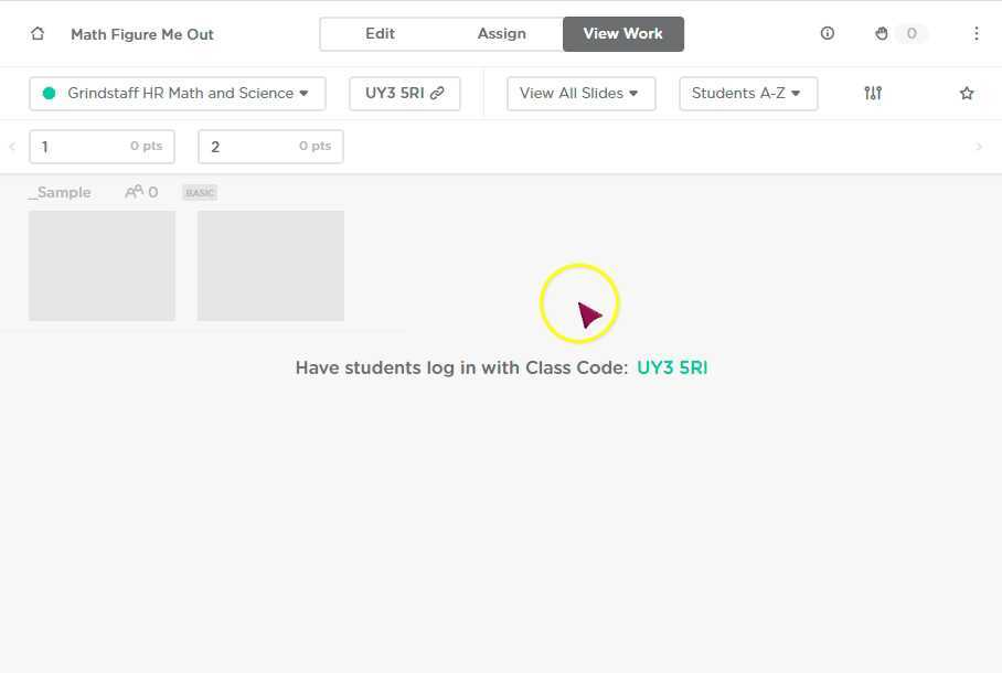 Classkick: Stickers, Time Stamping Assignments