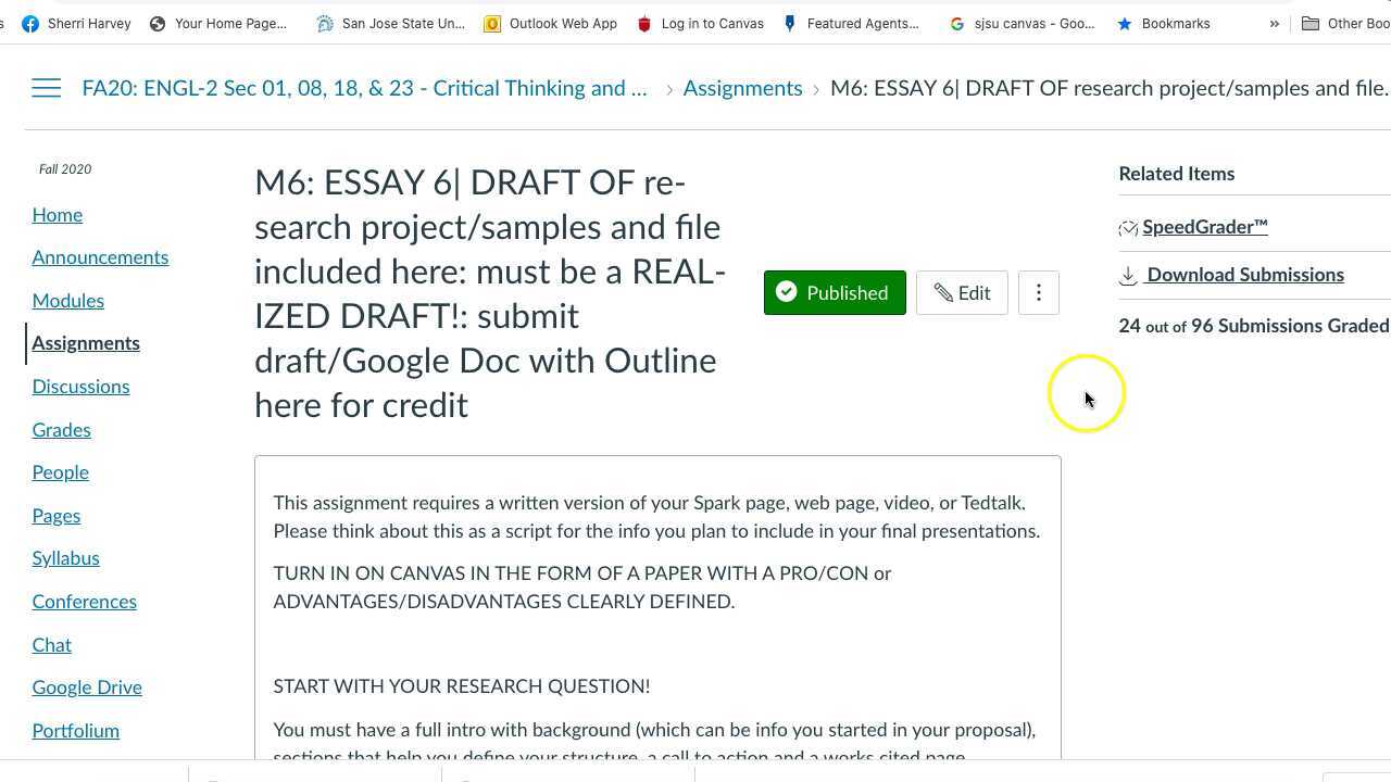 How to Complete Draft of Research Project with examples