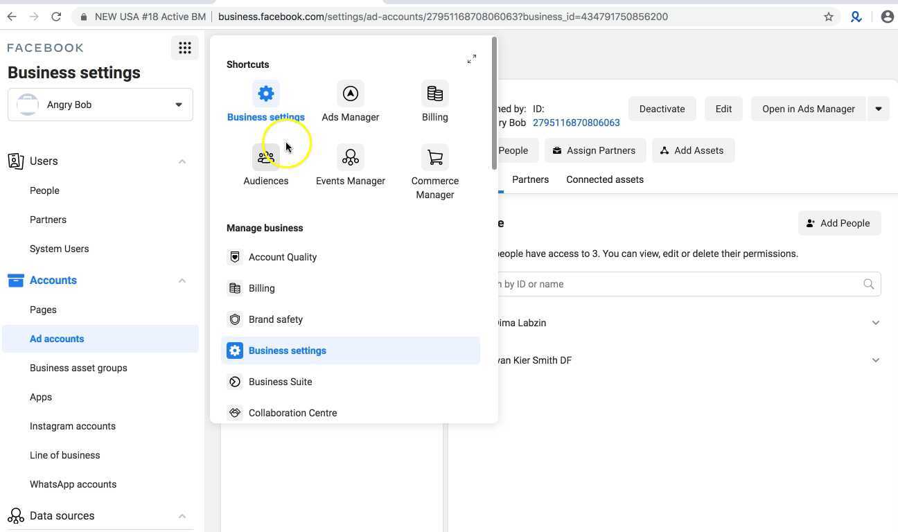 How to create a Facebook Business ( BM ) Backup Link