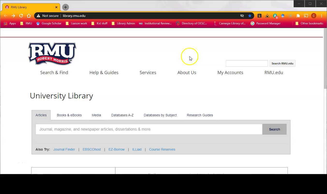 Using ILLiad to request materials from other libraries