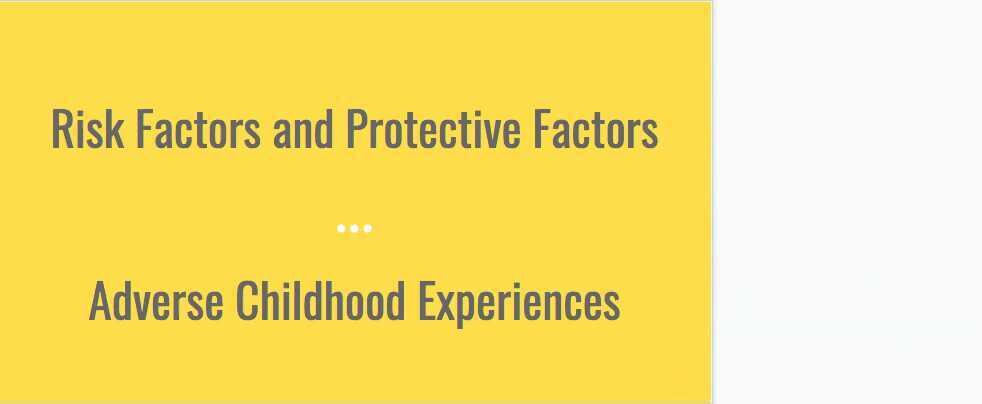Risk & Protective Factors