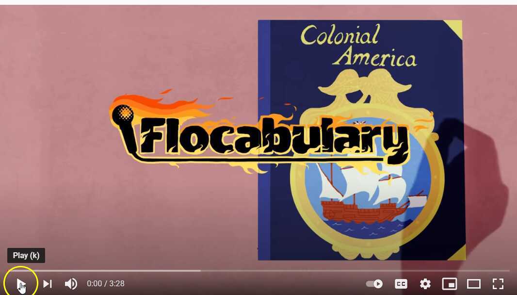 Flocabulary 13 Colonies