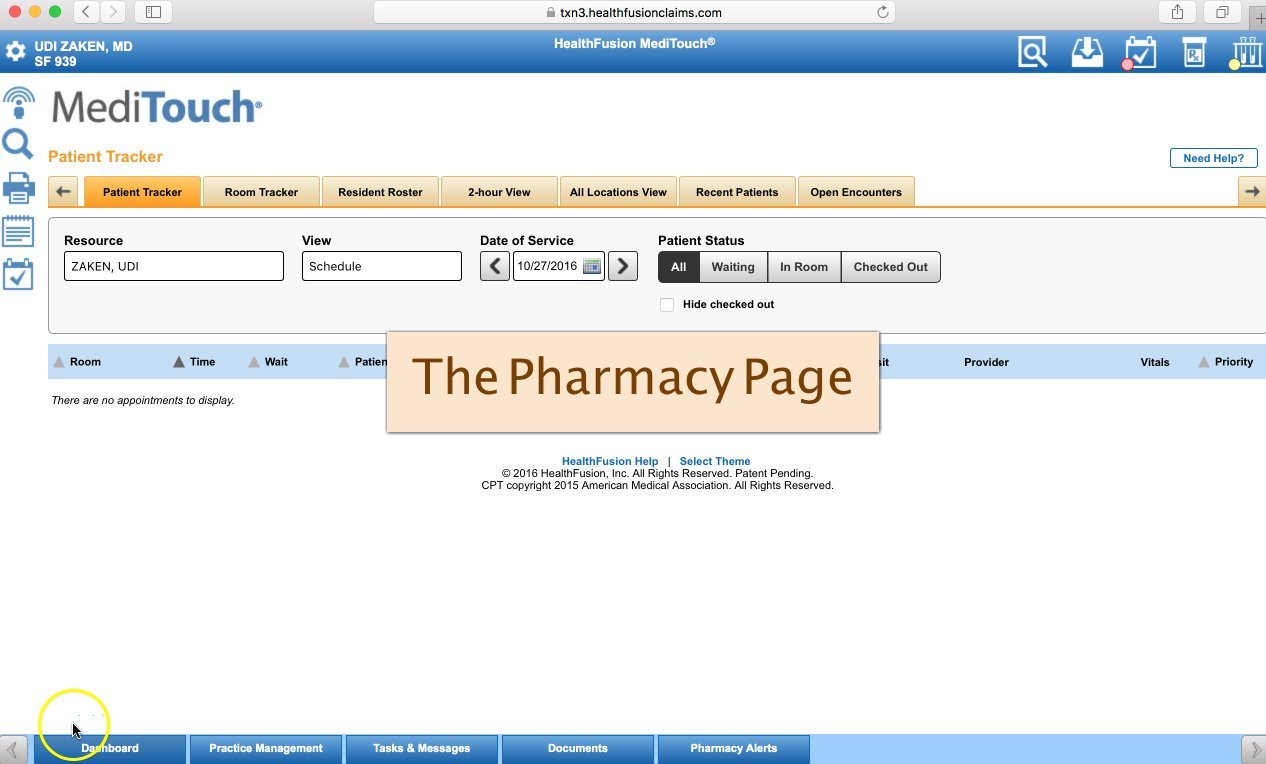 PO - Pharmacy Page