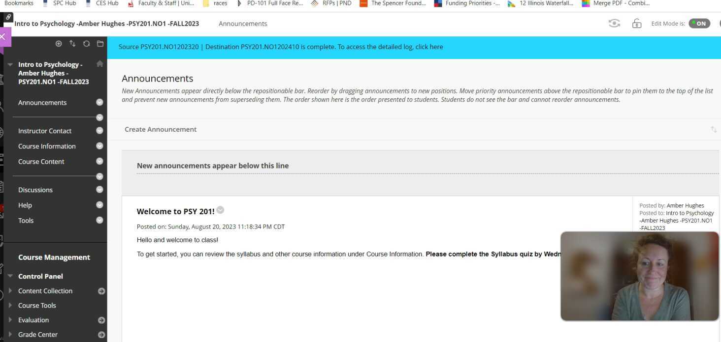 Intro to PSY Fall 2023