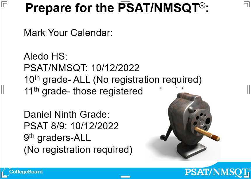 PSAT Info. 2022