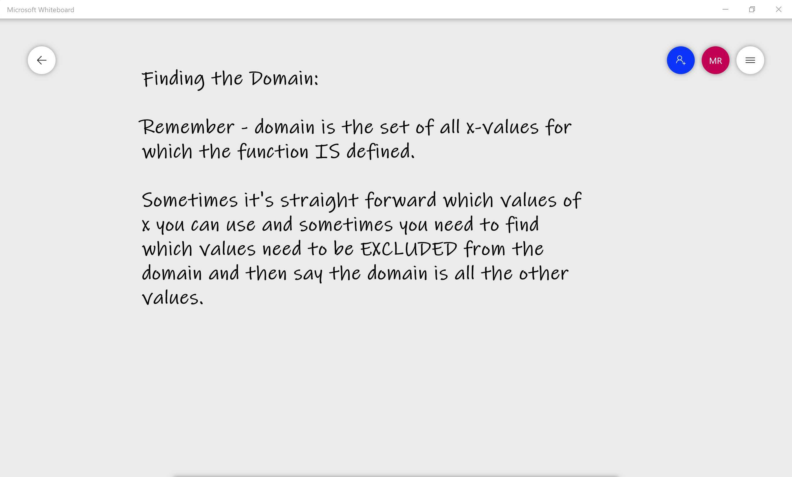 Finding the domain - rational, square root, and combination functions ...
