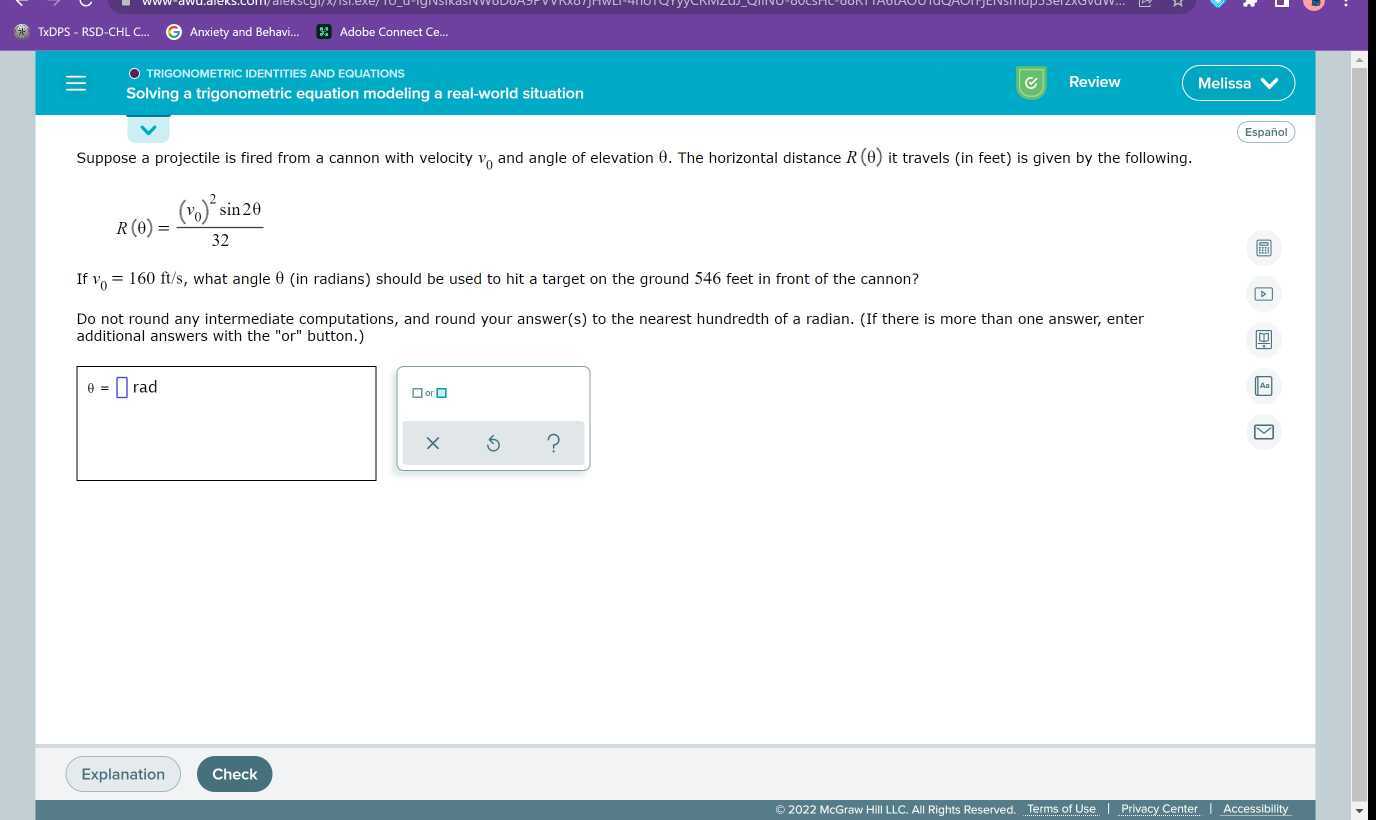MATH 2312 S22 Solving a tri equation modeling a real-world solution ...