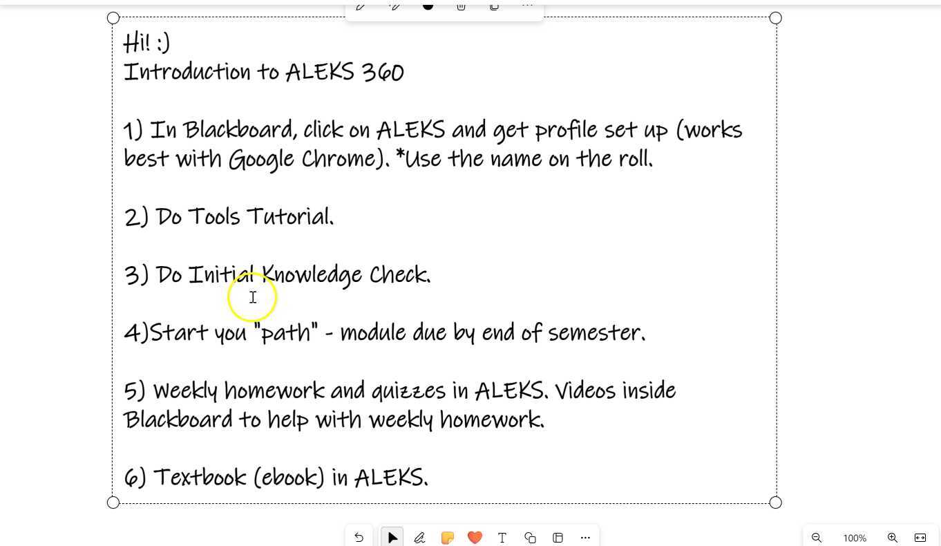Introduction to ALEKS MATH 2311 and MATH 2312 F23
