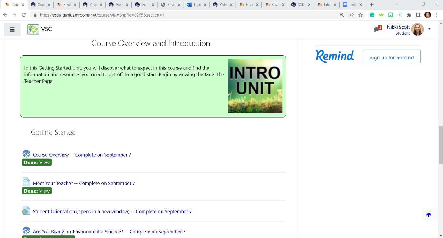 Environmental Science_Intro Video for Course Overview and Introduction Unit