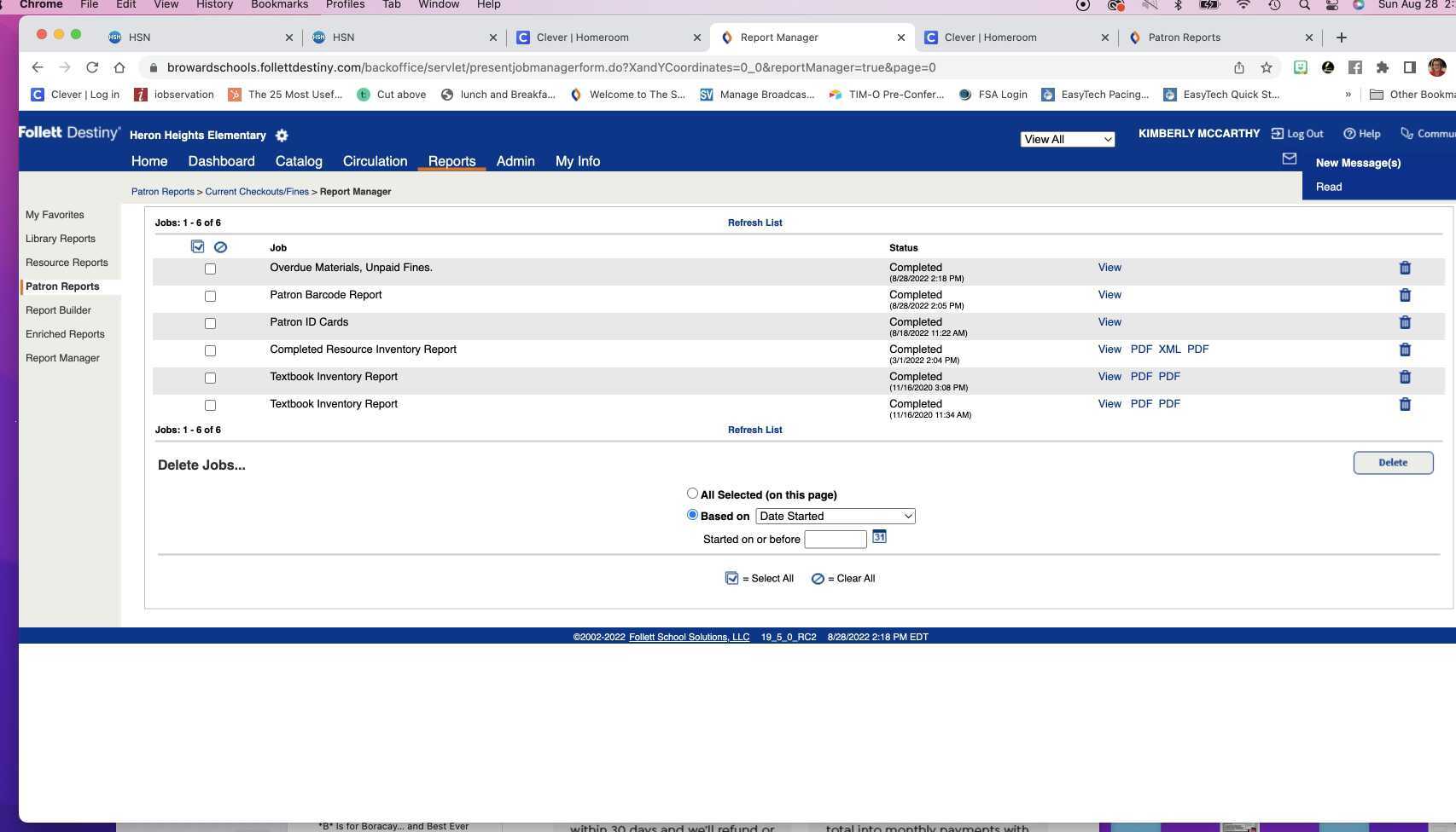 Titlewave Analysis for weeding and ordering