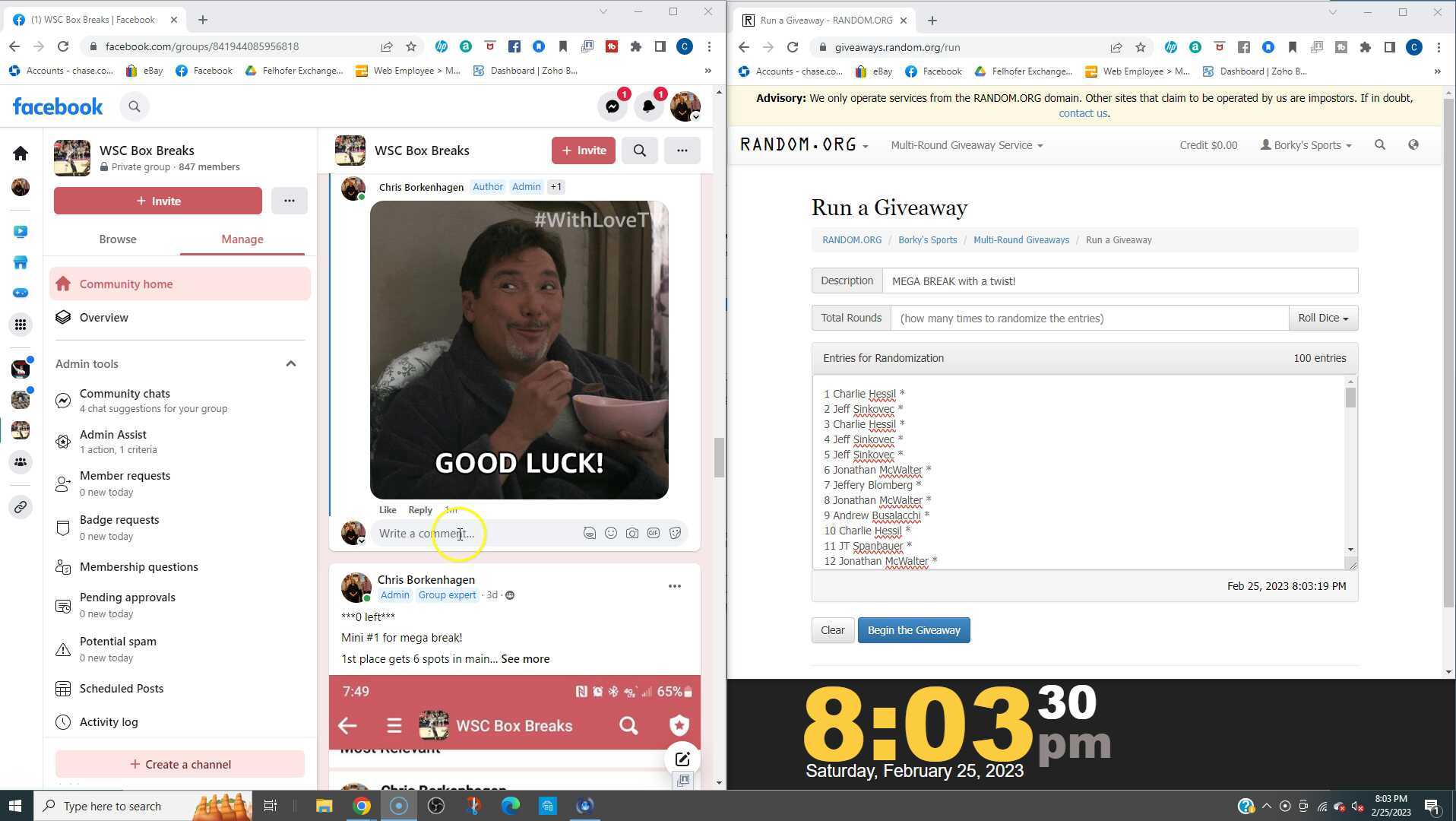 MEGA BREAK with a twist!