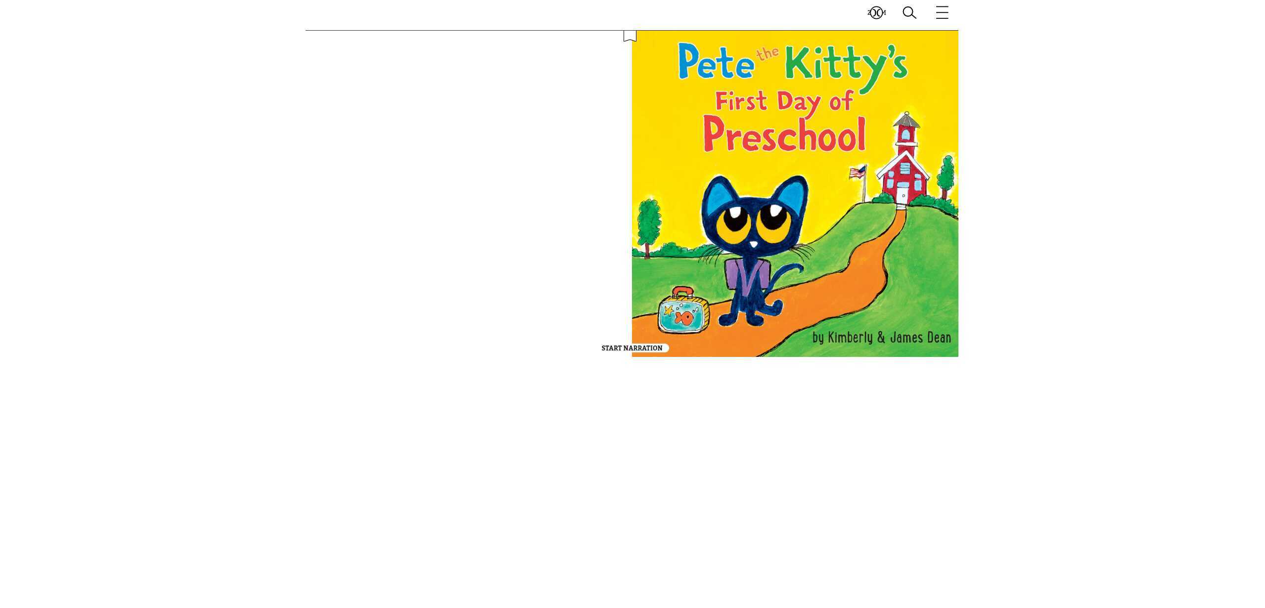 Pete the Kitty's First Day of Preschool