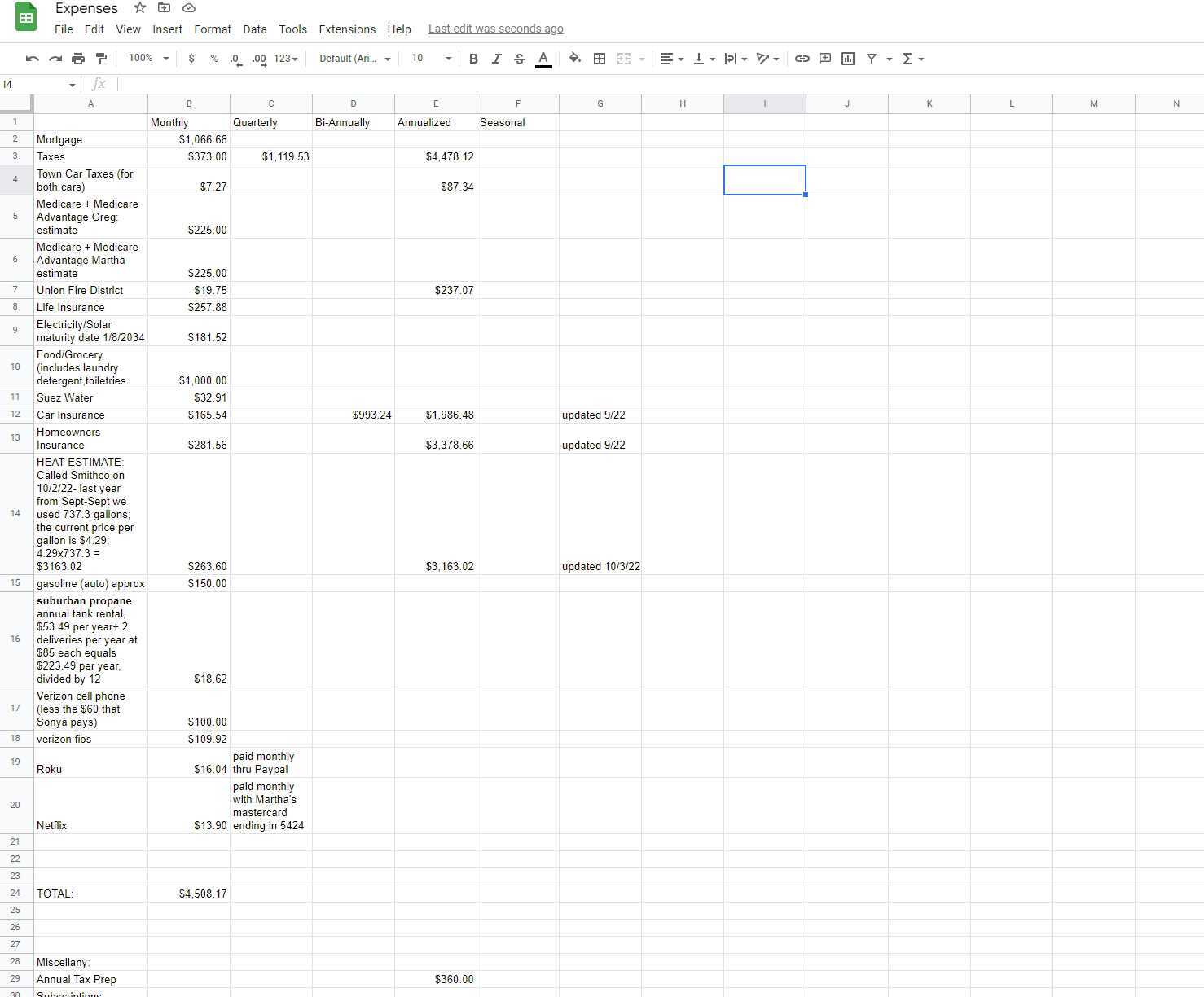 Reasons to Love Spreadsheets