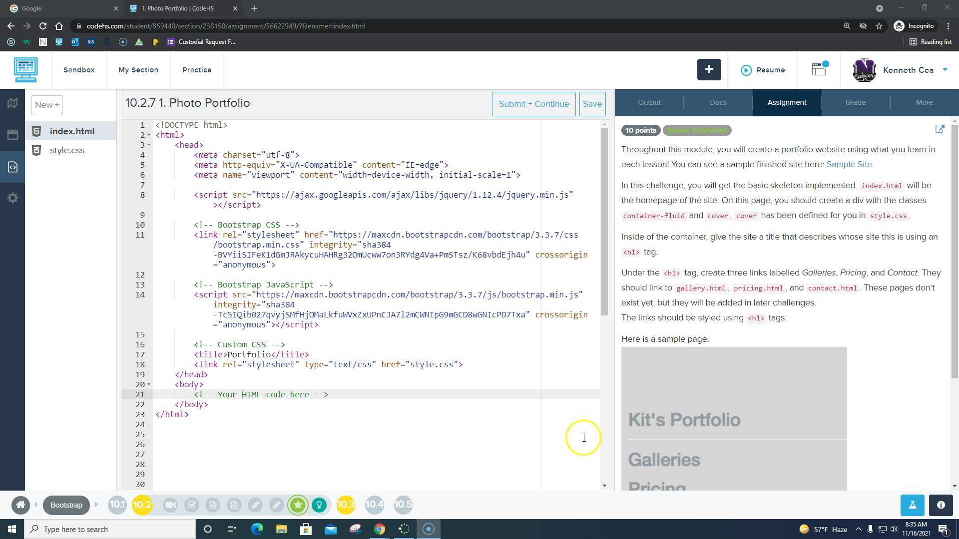 1.Photo Portfolio Tutorial