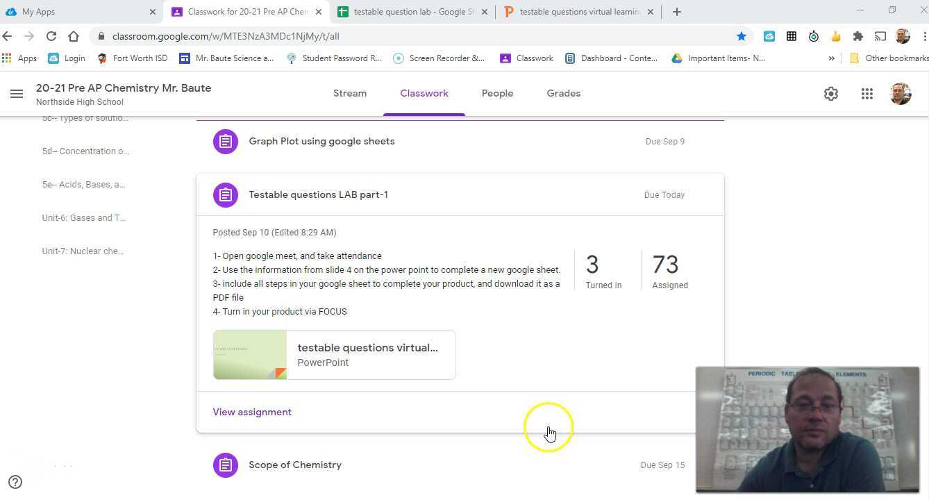 Testable question tutorial