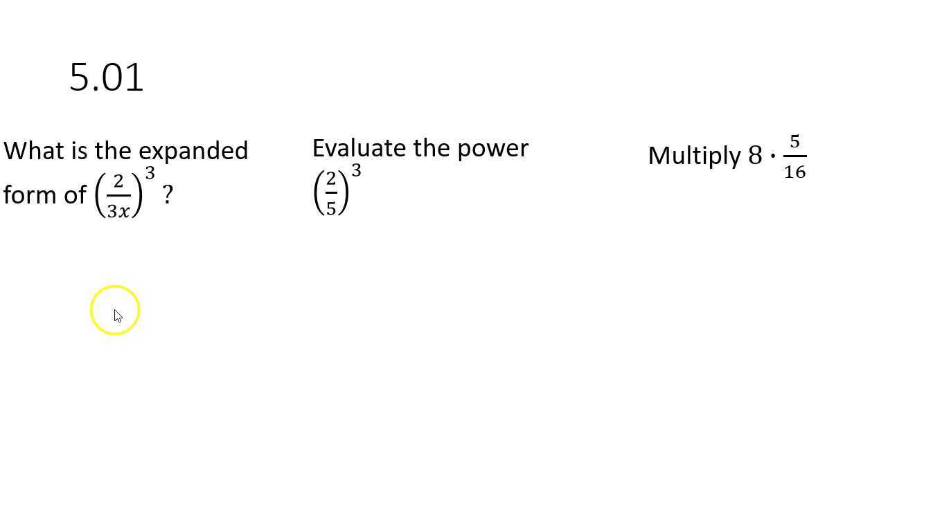 IM1 5.01 Foundations