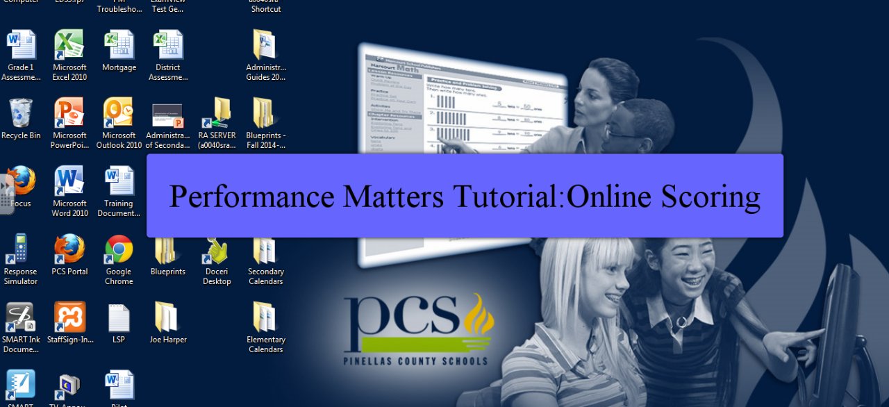 Online Scoring Tutorial-Performance Matters