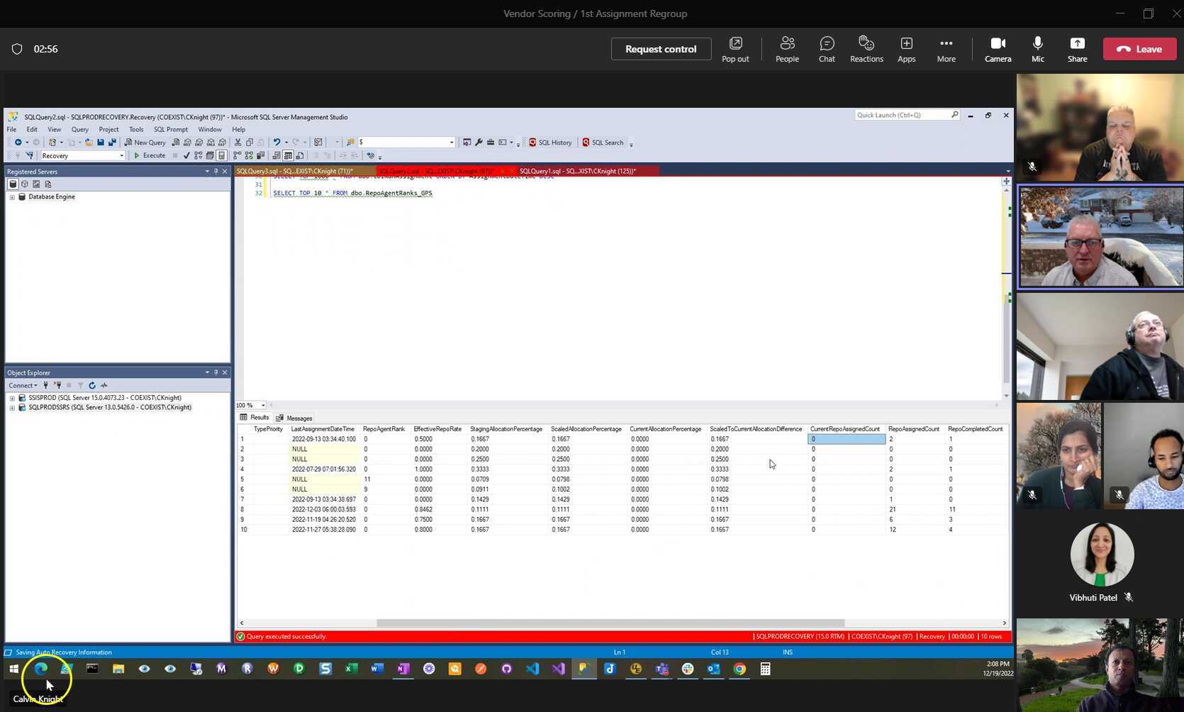 Vendor scoring - new logic for delta logic